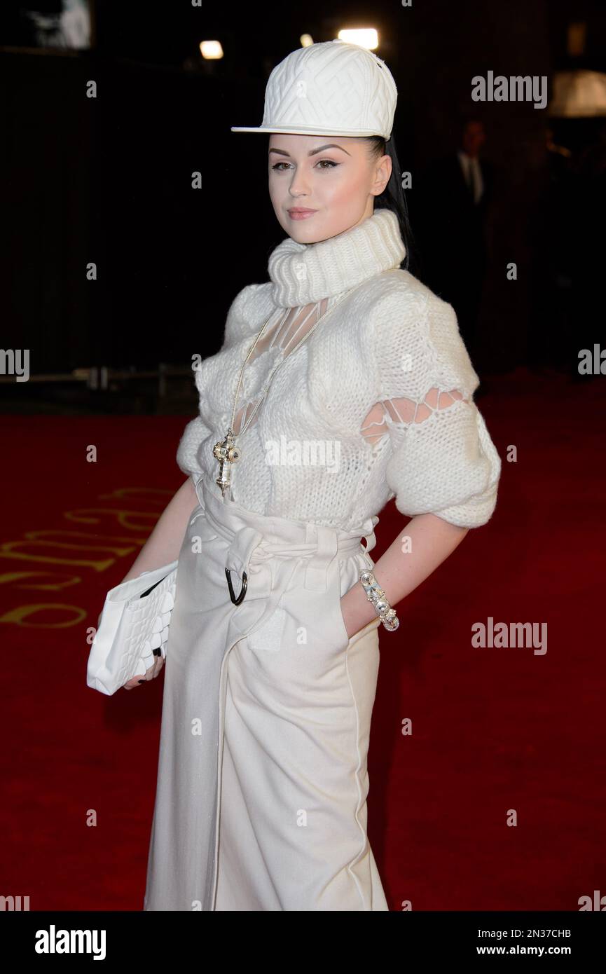 Victoria Modesta poses for photographers upon arrival at the world ...