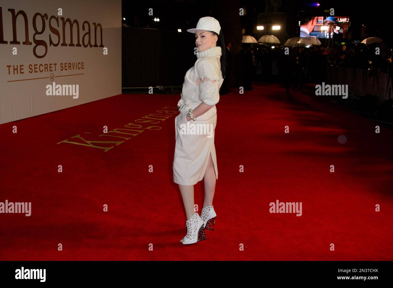 Victoria Modesta poses for photographers upon arrival at the world ...
