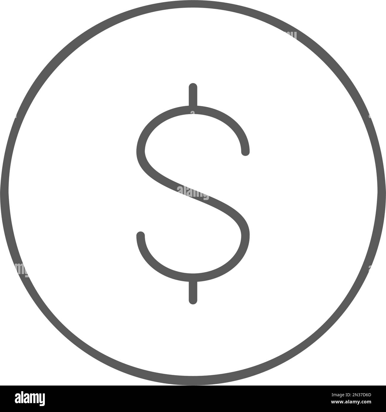 Coin, money, dollar lineal icon. Finance, payment, invest finance ...