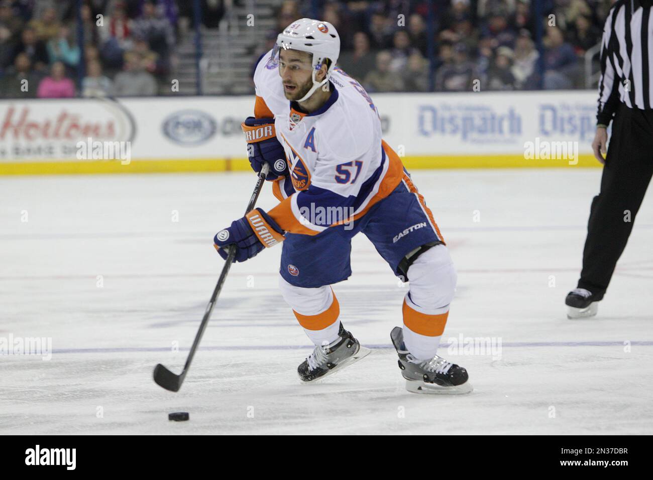 New York Islanders' Kyle Frans Nielsen, of Denmark, plays against the ...
