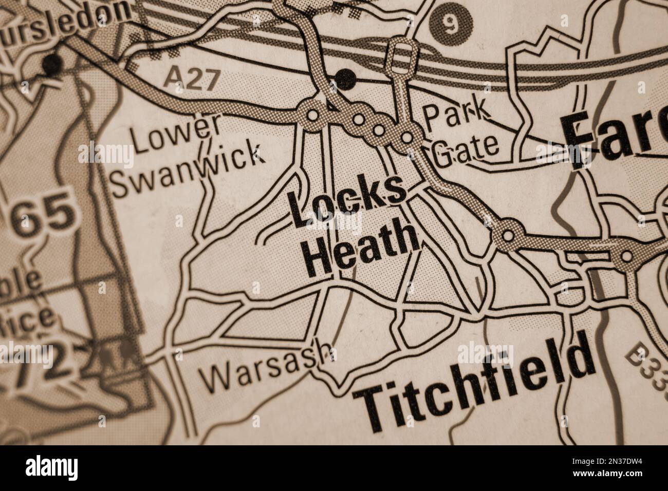 Map of the heath hi-res stock photography and images - Alamy