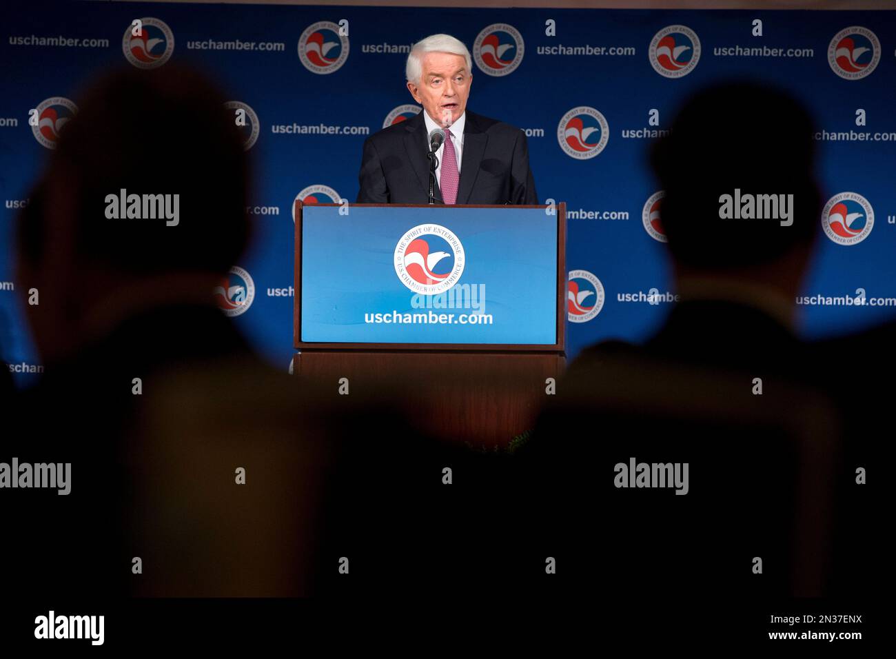 U.S. Chamber of Commerce President and CEO Thomas Donohue speaks at the ...