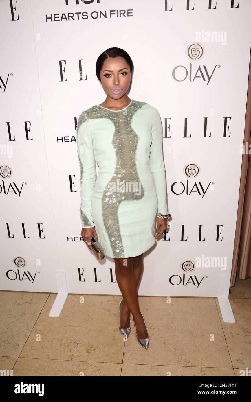 Actress Kat Graham attends the Elle annual Women in Television ...