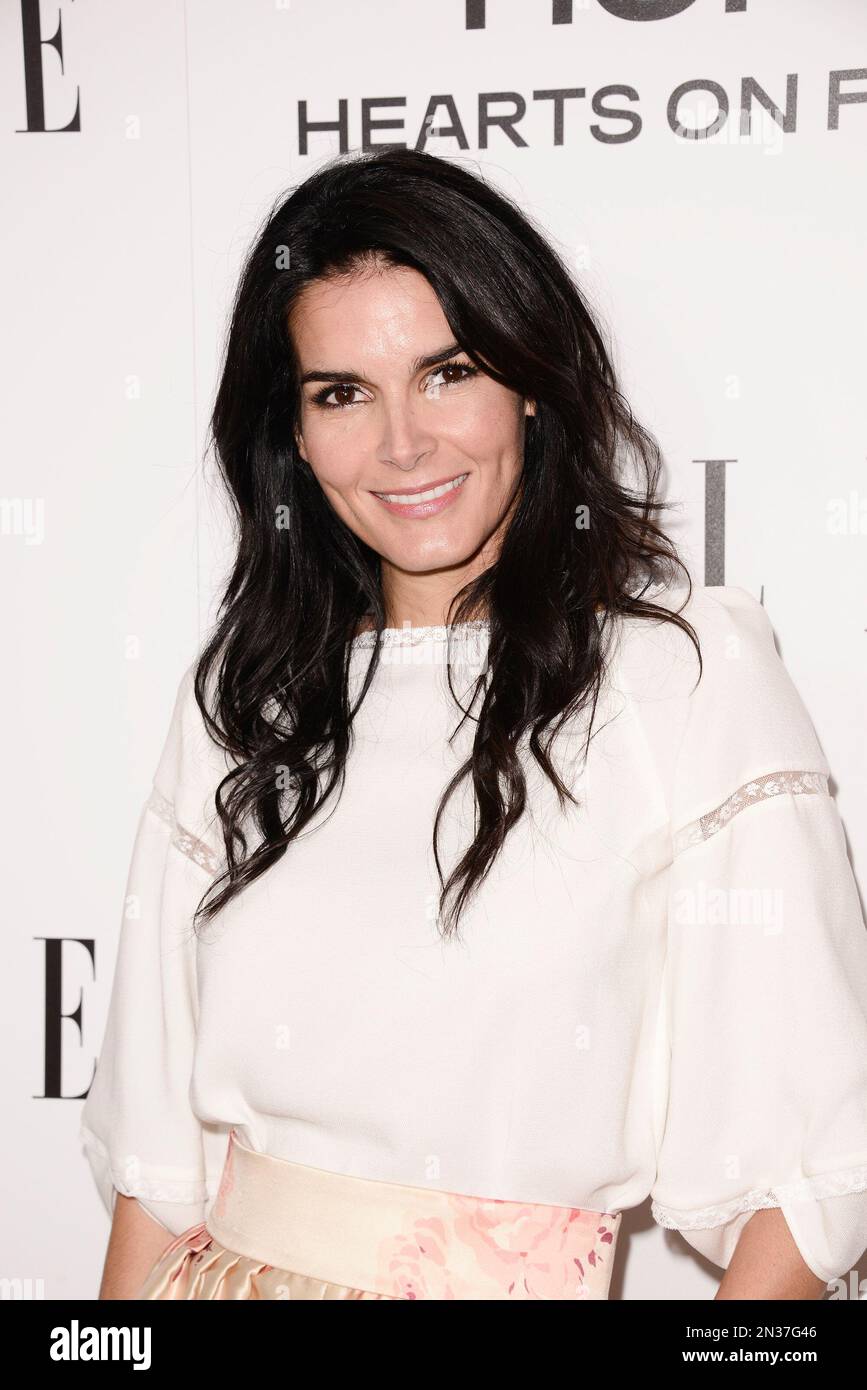 Actress Angie Harmon attends the Elle annual Women in Television ...