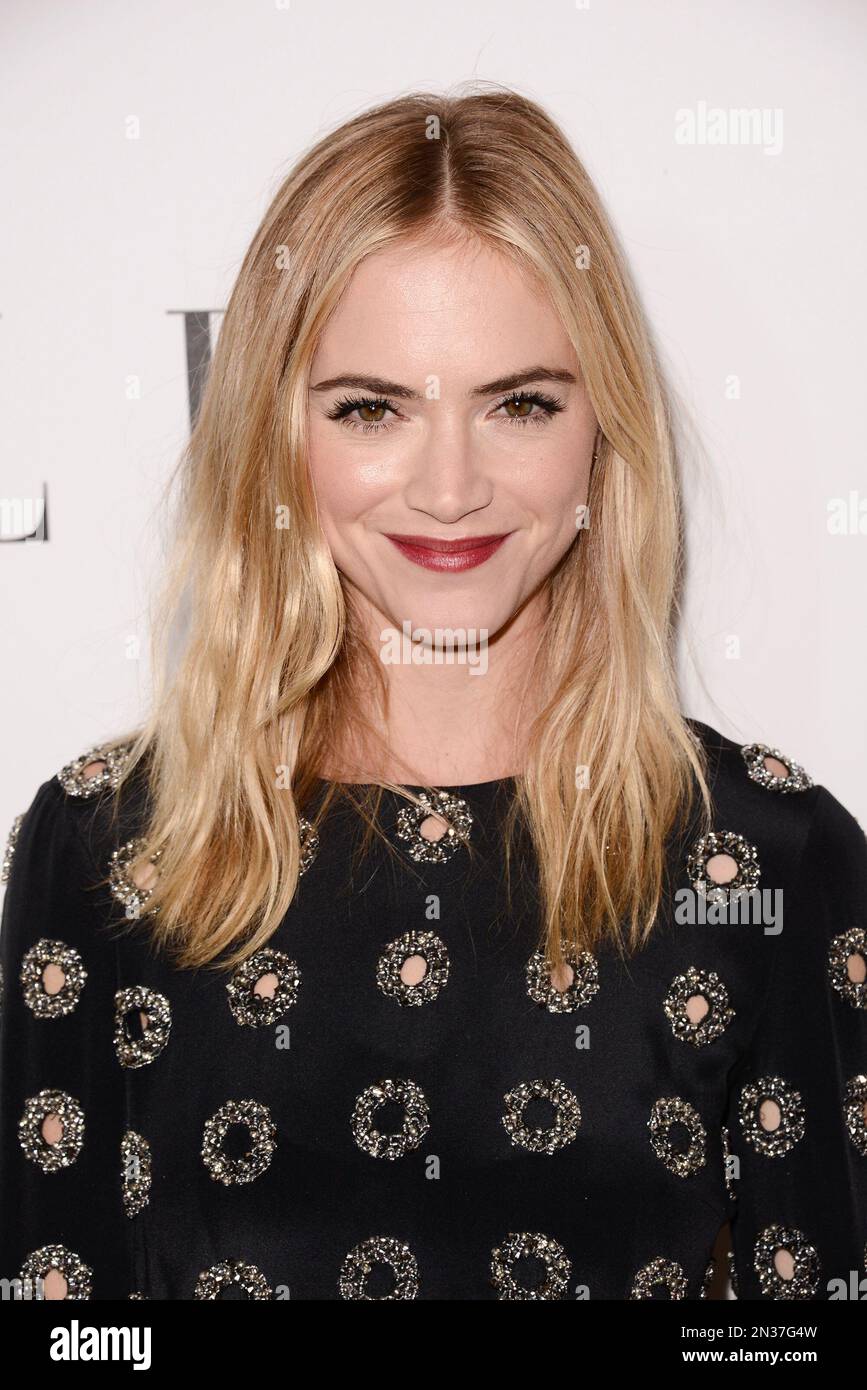 Actress Emily Wickersham attends the Elle annual Women in Television ...