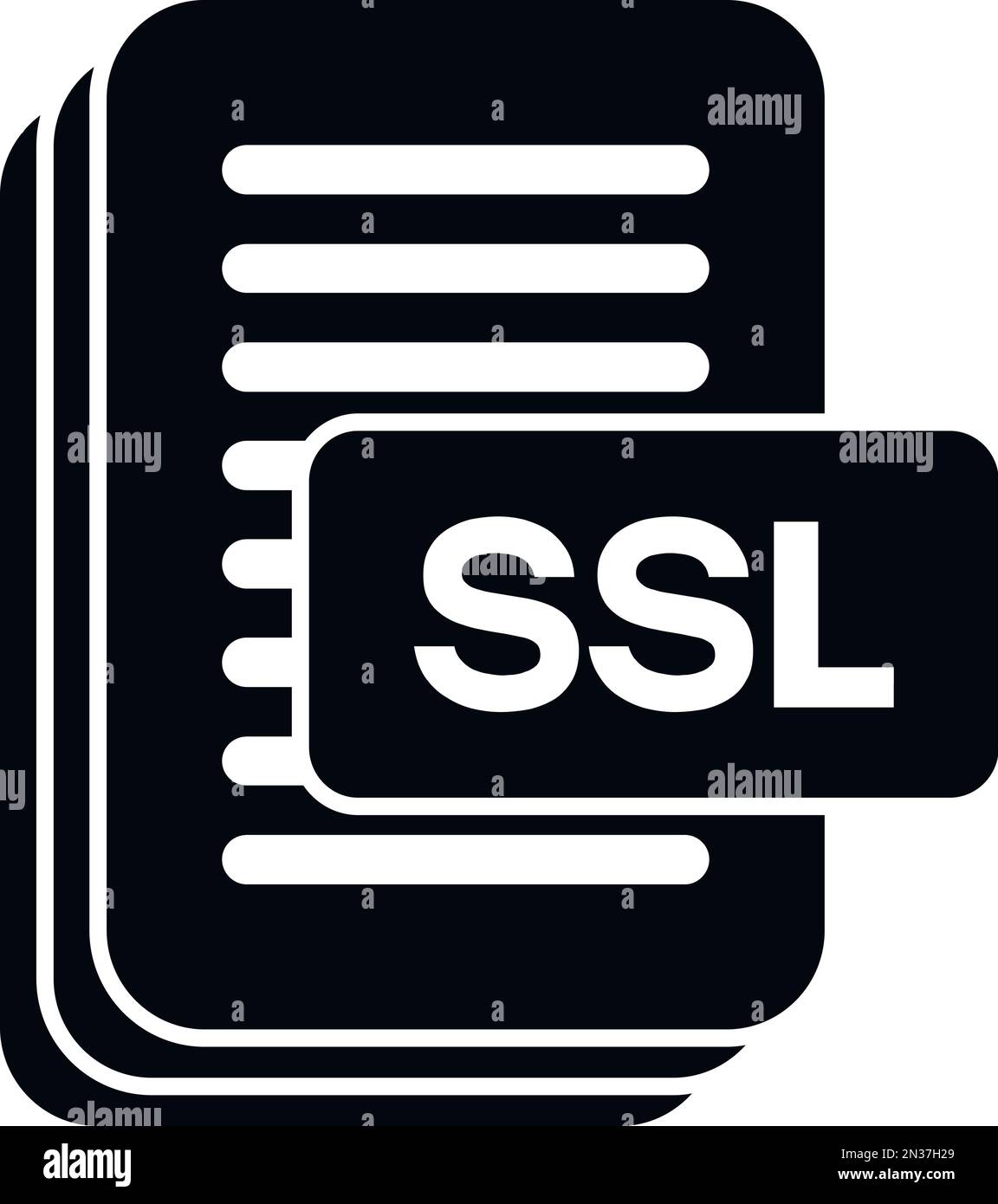 Ssl Certificate Icon Simple Vector Web Data Internet Safety Stock Vector Image And Art Alamy