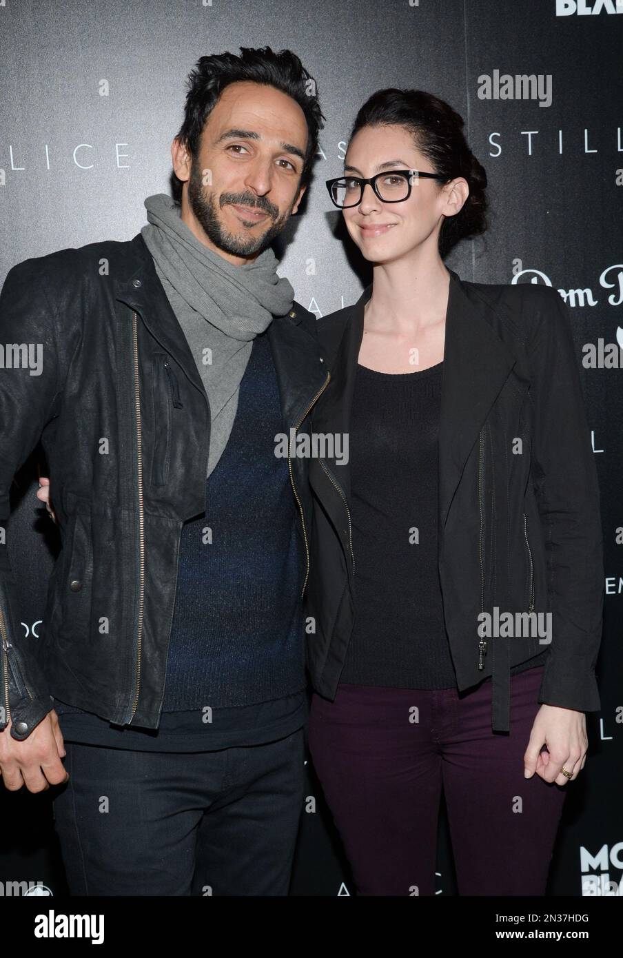 Amir Arison and Mozhan Marno attend a special screening of "Still Alice ...