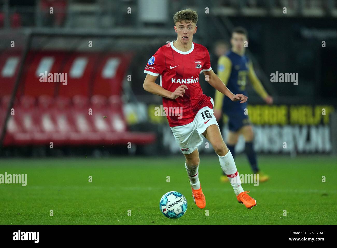 ALKMAAR - Sven Mijnans of AZ Alkmaar during the round of 16 of the TOTO KNVB Cup between AZ ...