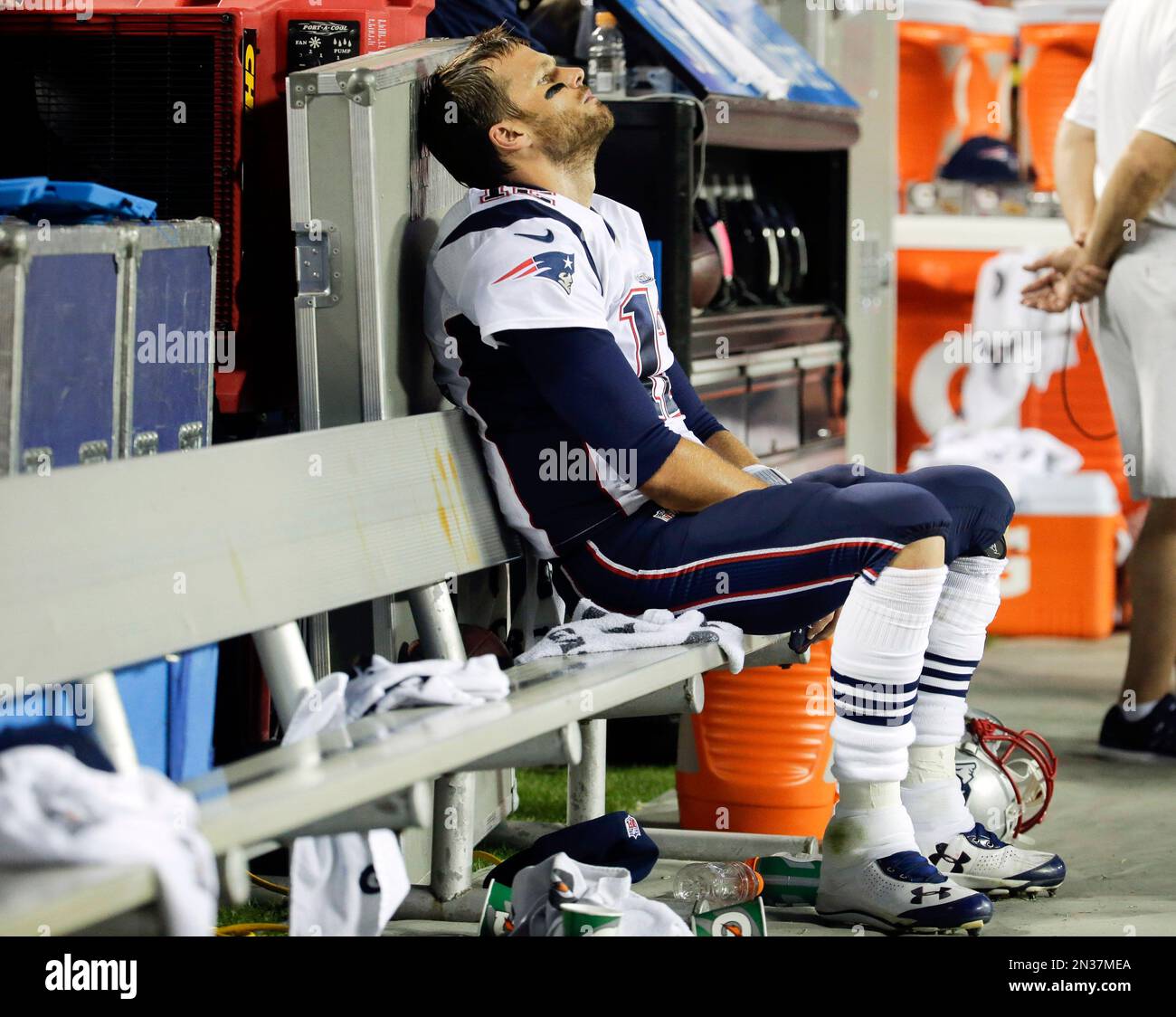 FILE - In this Sept. 29, 2014, file photo New England Patriots ...