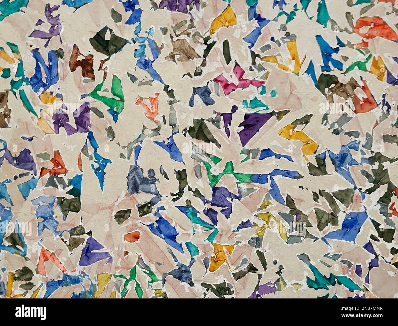 Section from "Untitled (Suite "Blancs") 1973, Acrylic on canvas ...