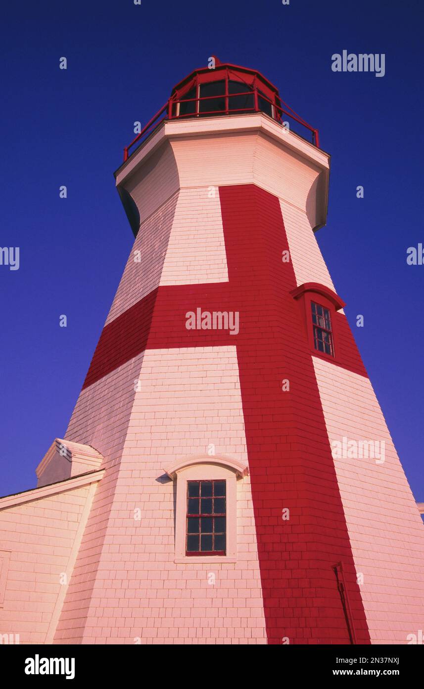 East Quoddy Lighthouse, Campobello Island, New Brunswick, Canada Stock ...