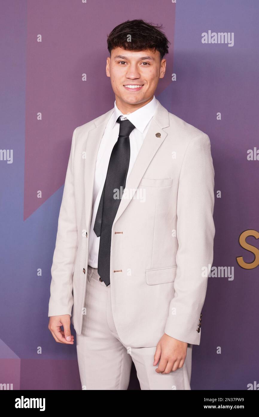 Max Catley attending the world premiere of Apple TV+ drama Sharper, at ...