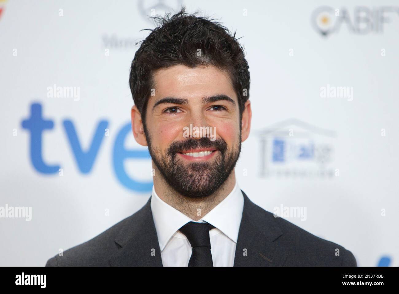 Spanish actor Miguel Angel Munoz poses for photographers during the ...