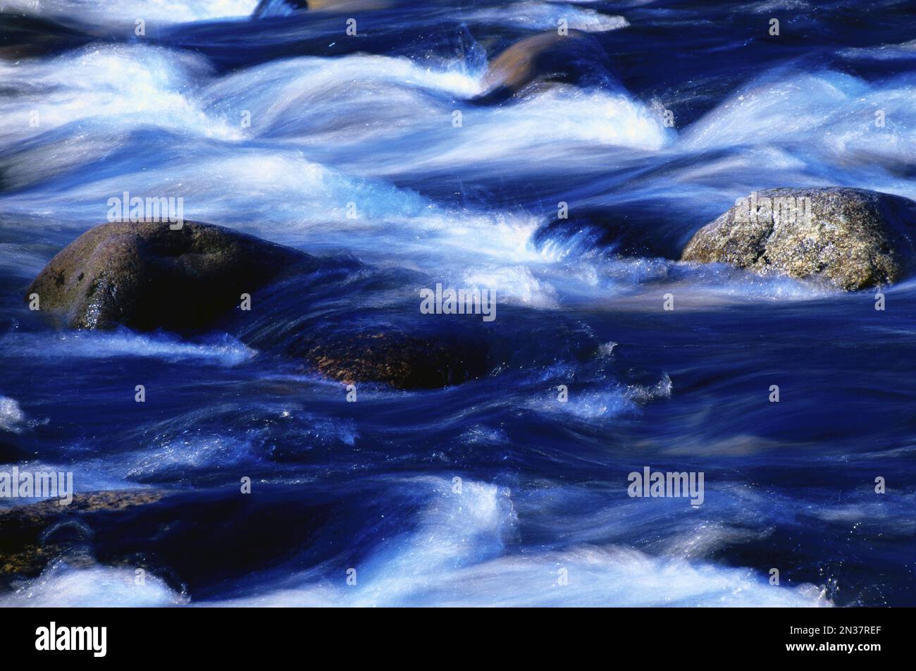 Pemigewasset River, White Mountain National Forest, New Hampshire, USA ...