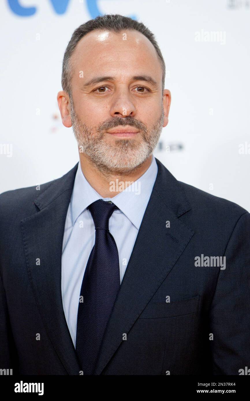 Spanish actor Javier Gutierrez poses for photographers during the ...