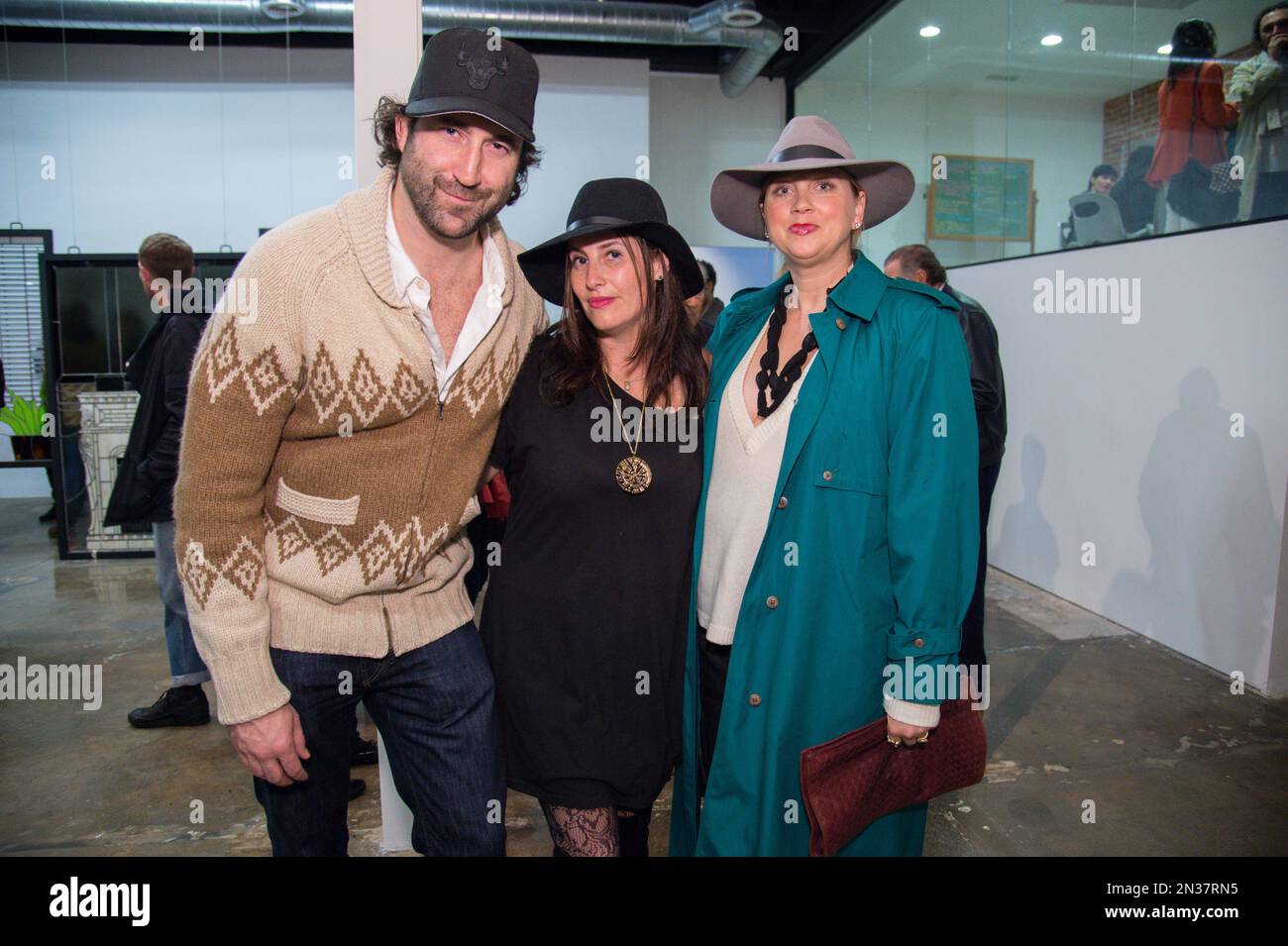 JB Bogulski, left, Lauri Firstenberg and Ariana Lambert Smeraldo attend ...
