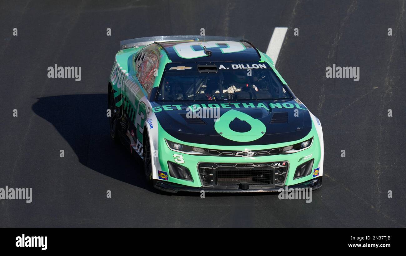 NASCAR Cup Series driver Austin Dillon (3) participates in a practice ...