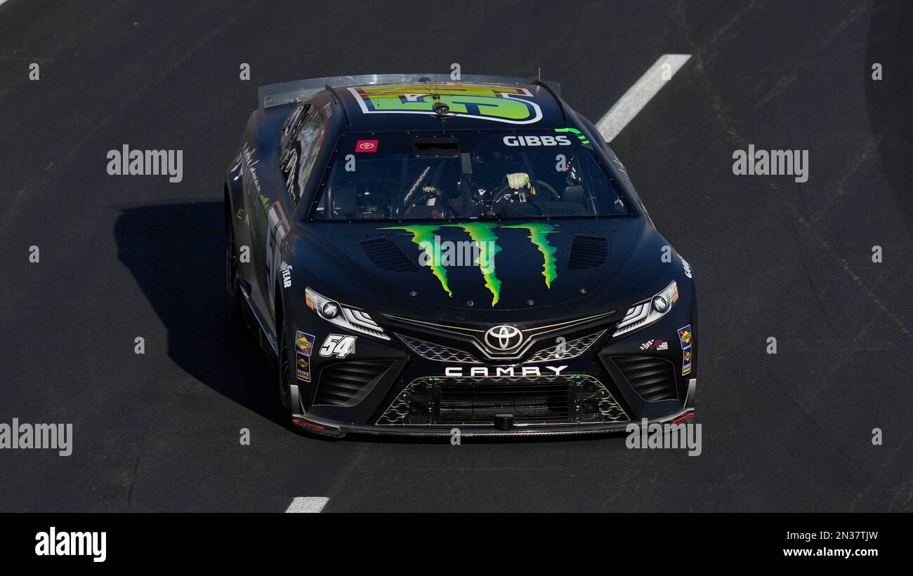 NASCAR Cup Series driver Ty Gibbs (54) participates in a practice ...