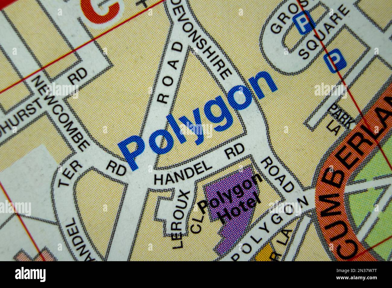 Polygon District of the port city of Southampton, Hampshire, United ...