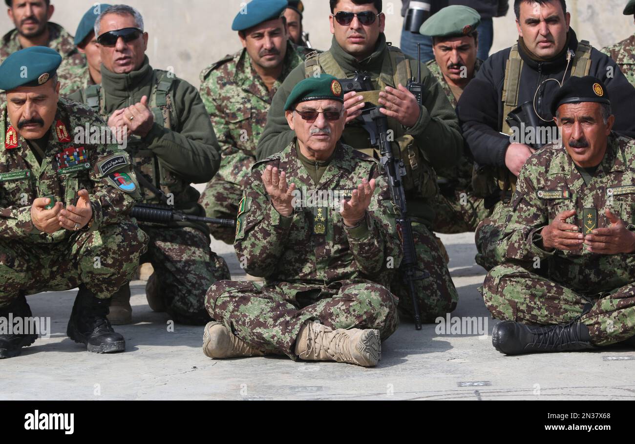 In this Monday, Feb. 24, 2014 photo, Afghanistan's chief of army Sher ...
