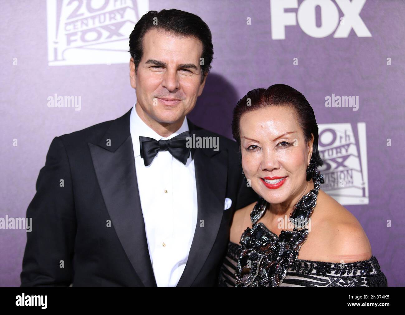 Sue Wong arrives at the Fox Searchlight Golden Globes afterparty at the ...