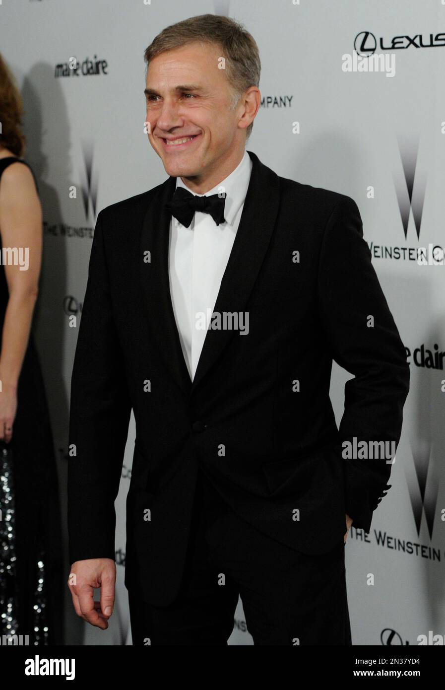 Christoph Waltz arrives at The Weinstein Company and Netflix Golden ...