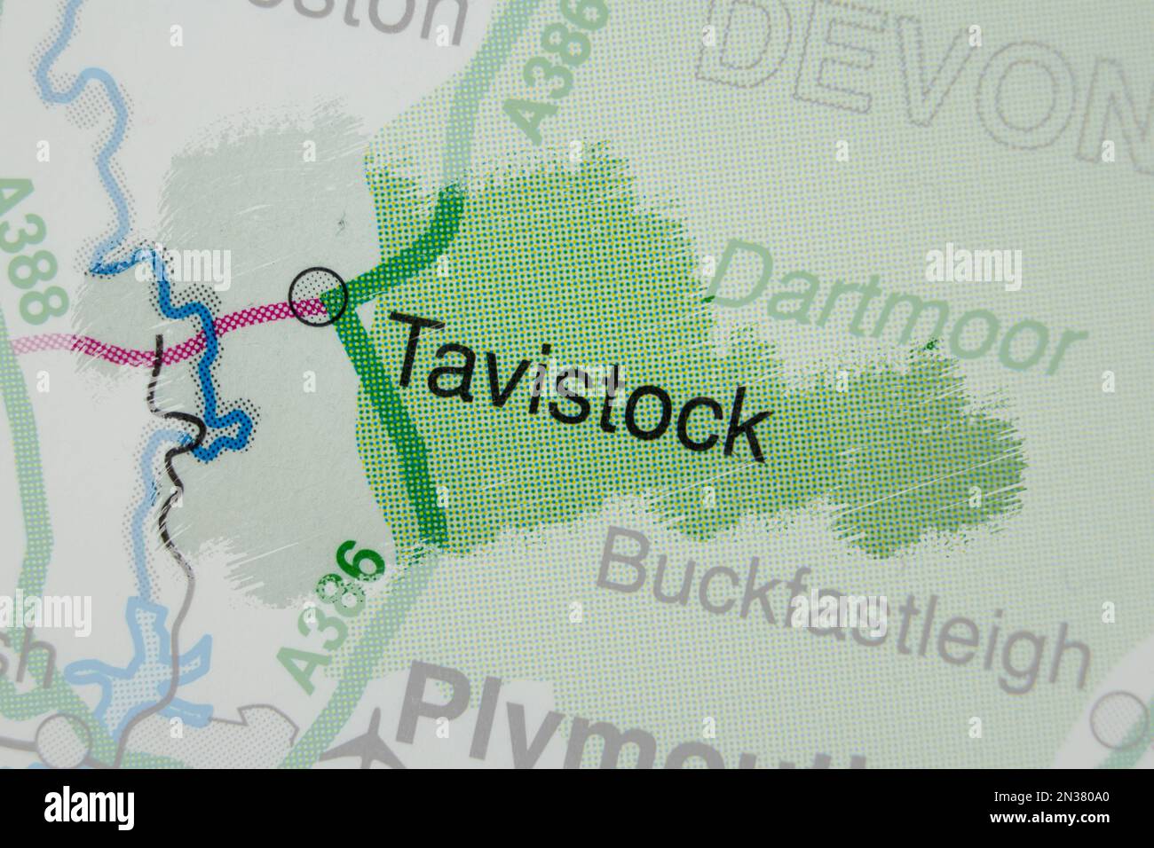 Map of tavistock hi-res stock photography and images - Alamy