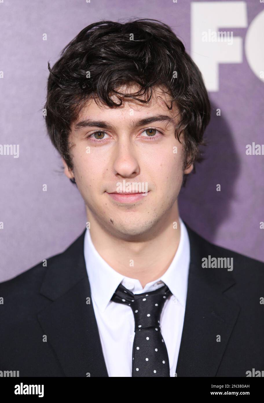 Nat Wolff arrives at the Fox Searchlight Golden Globes afterparty at ...
