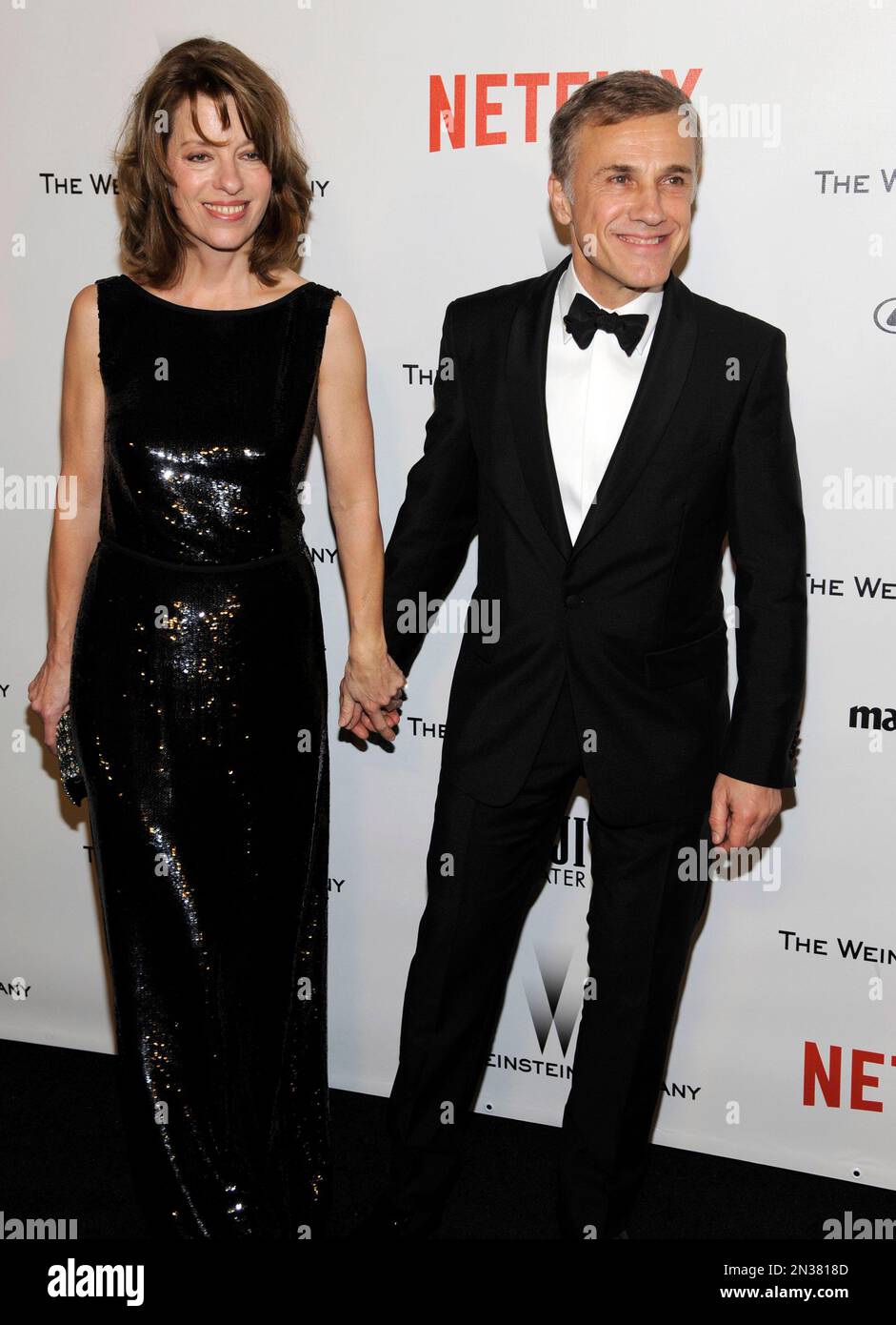 Judith Holste, left, and Christoph Waltz arrive at The Weinstein ...