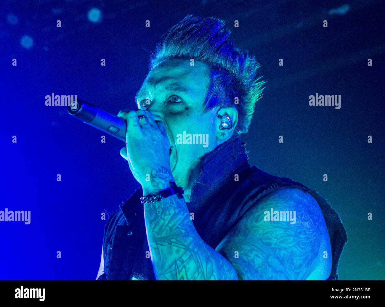 Jacoby Shaddix with Papa Roach performs at The Tabernacle on Sunday ...