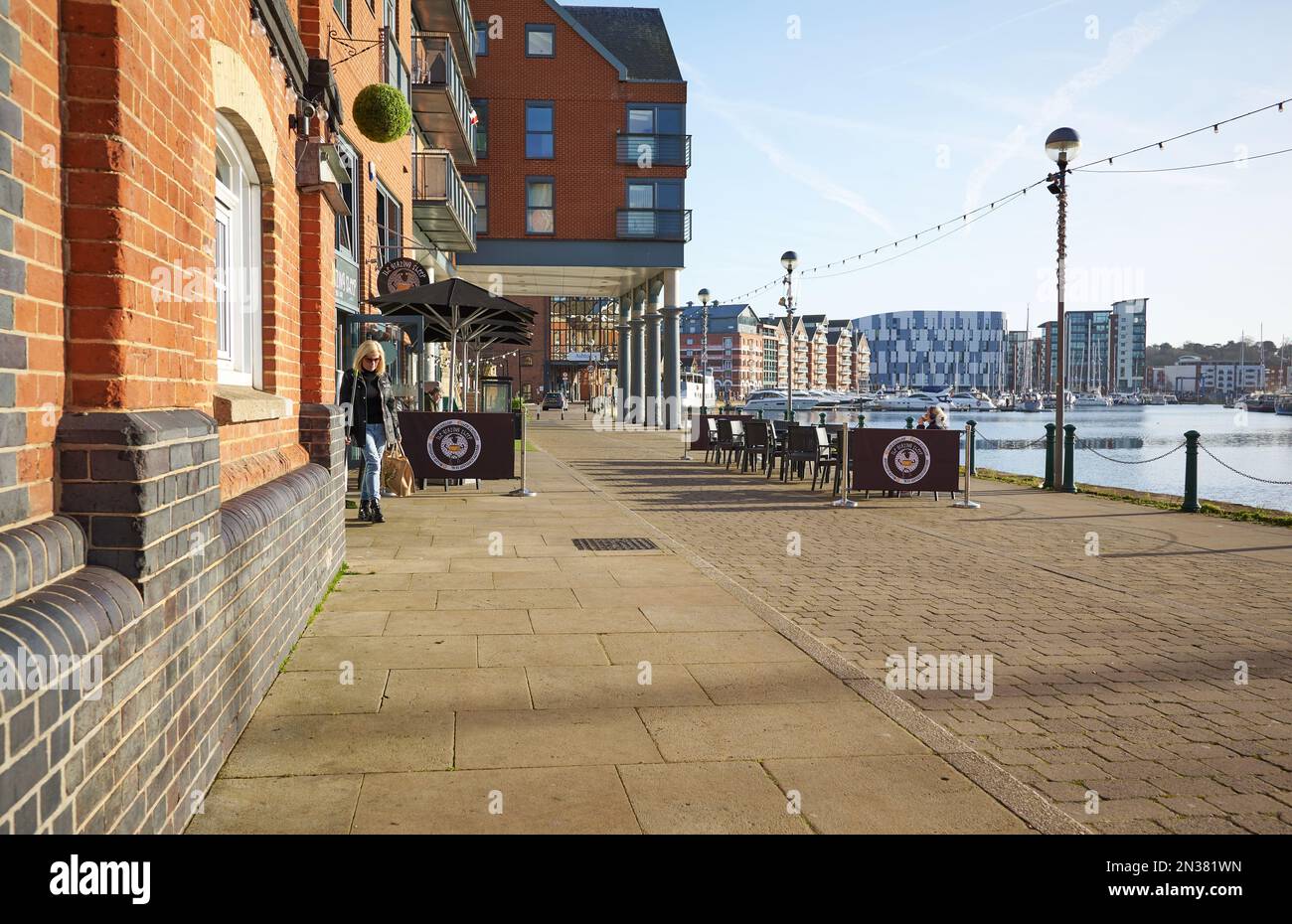 Ipswich waterfront old dock buildings hi-res stock photography and ...