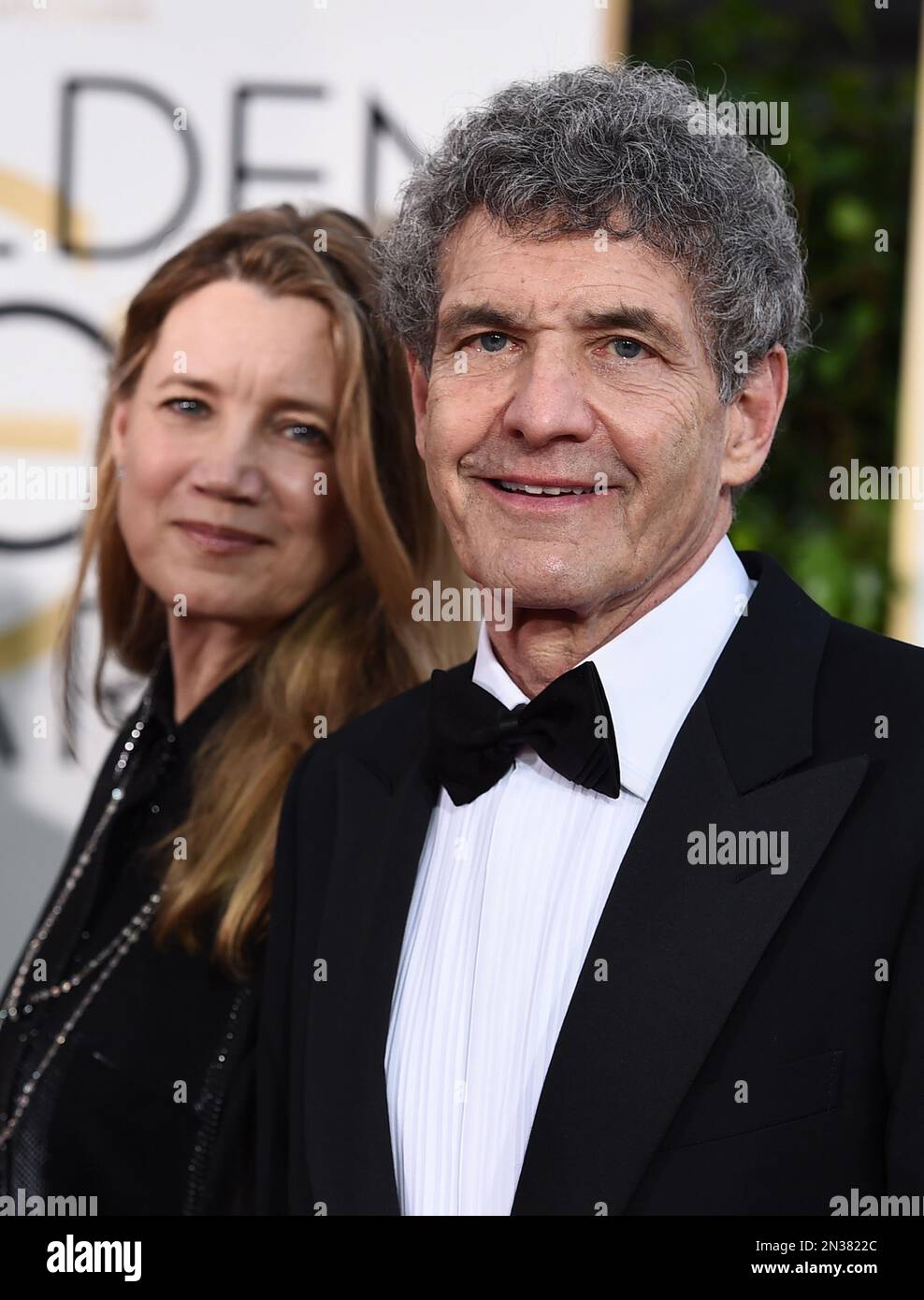 Cindy Horn, left and Alan Horn arrive at the 72nd annual Golden Globe ...