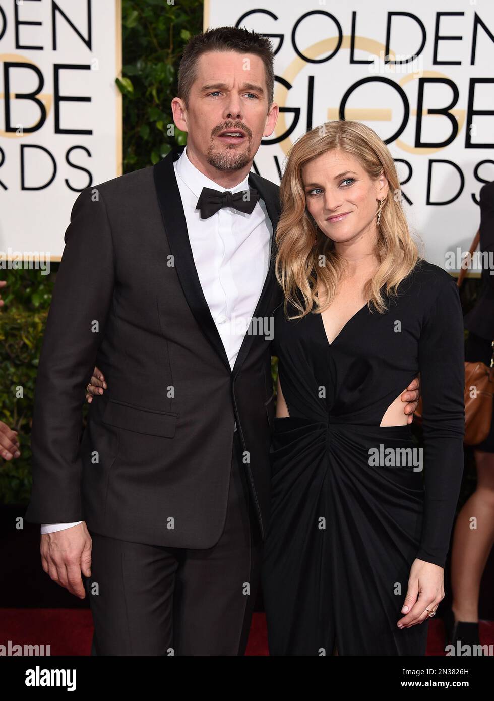 Ethan Hawke, left and Ryan Hawke arrive at the 72nd annual Golden Globe ...