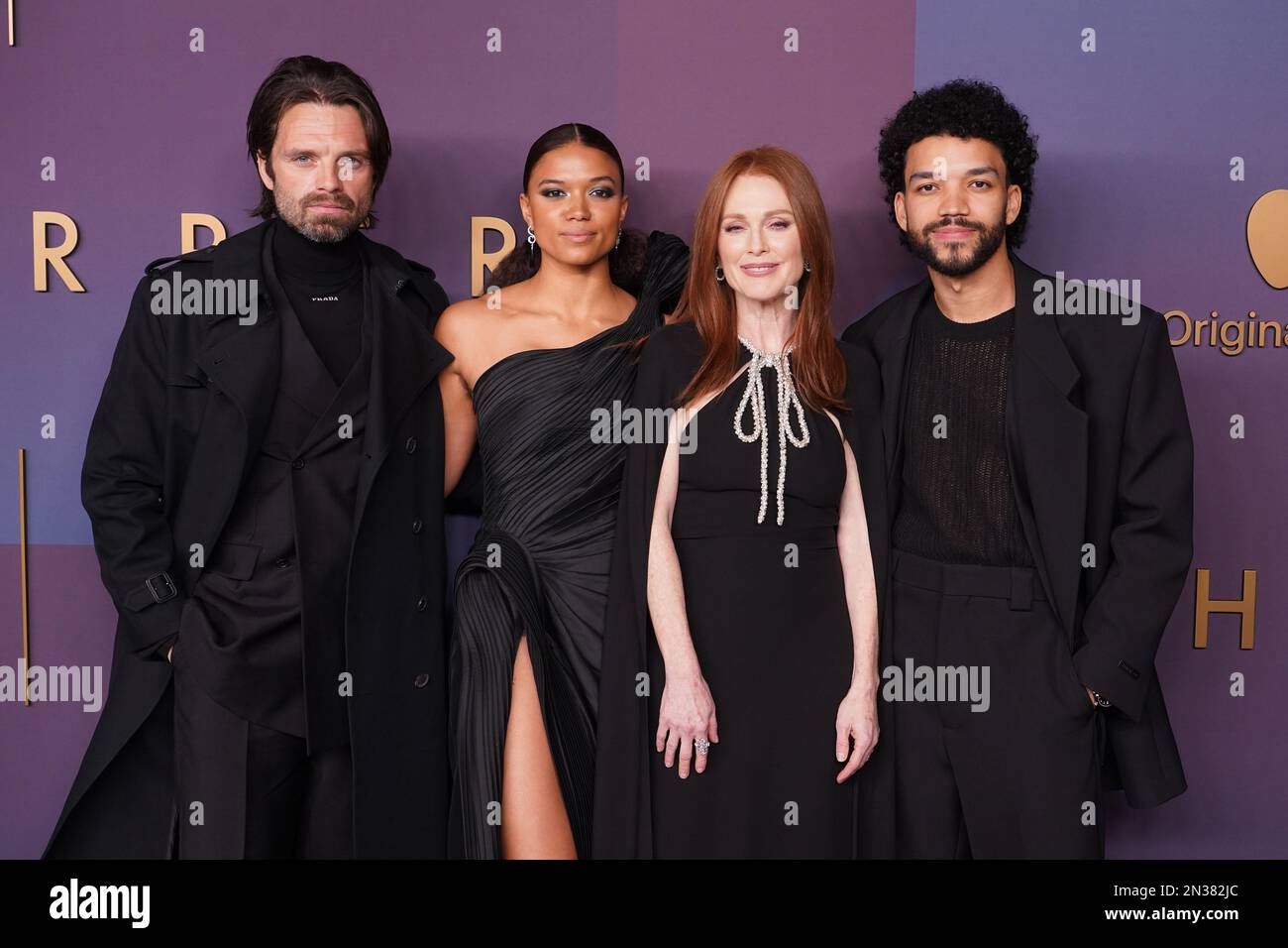(left to right) Sebastian Stan, Briana Middleton, Julianne Moore and ...