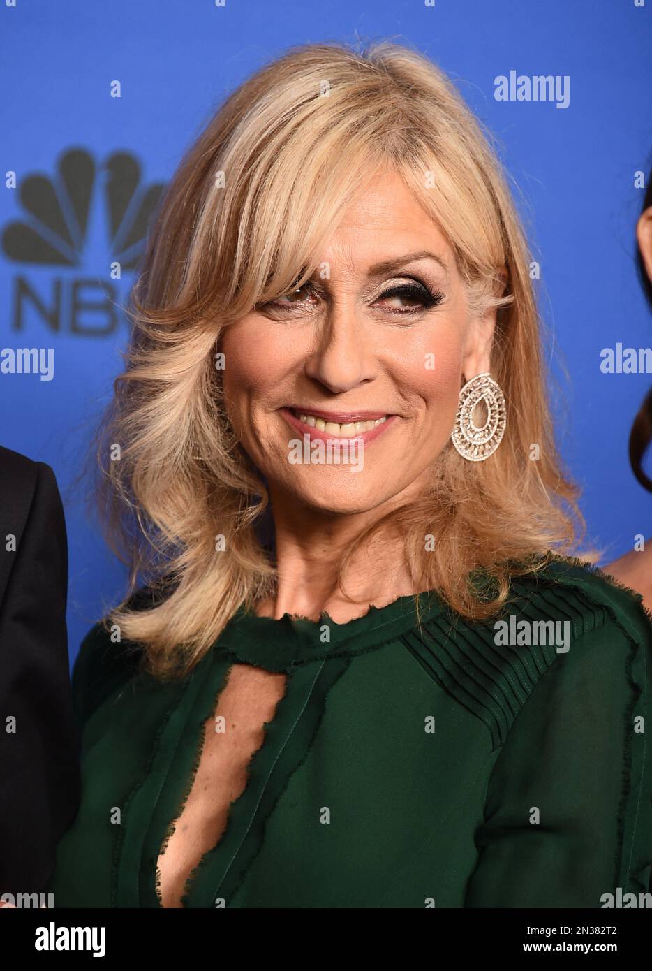 Judith Light poses in the press room with the award for best musical or ...