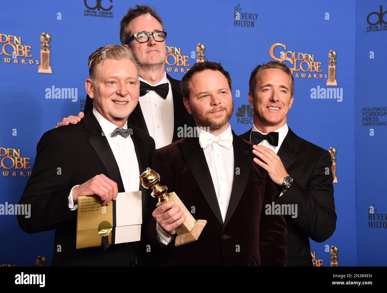 Warren Littlefield, from left, John Cameron, Noah Hawley and Geyer ...