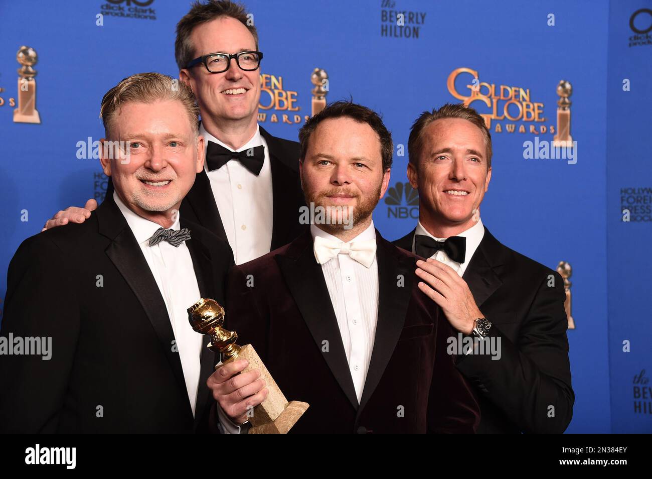 Warren Littlefield, from left, John Cameron, Noah Hawley and Geyer ...