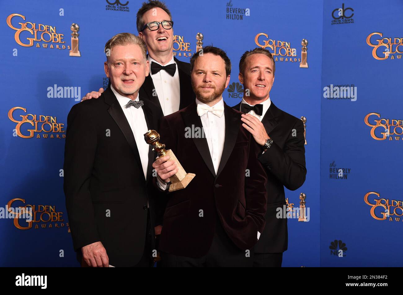 Warren Littlefield, from left, John Cameron, Noah Hawley, and Geyer ...