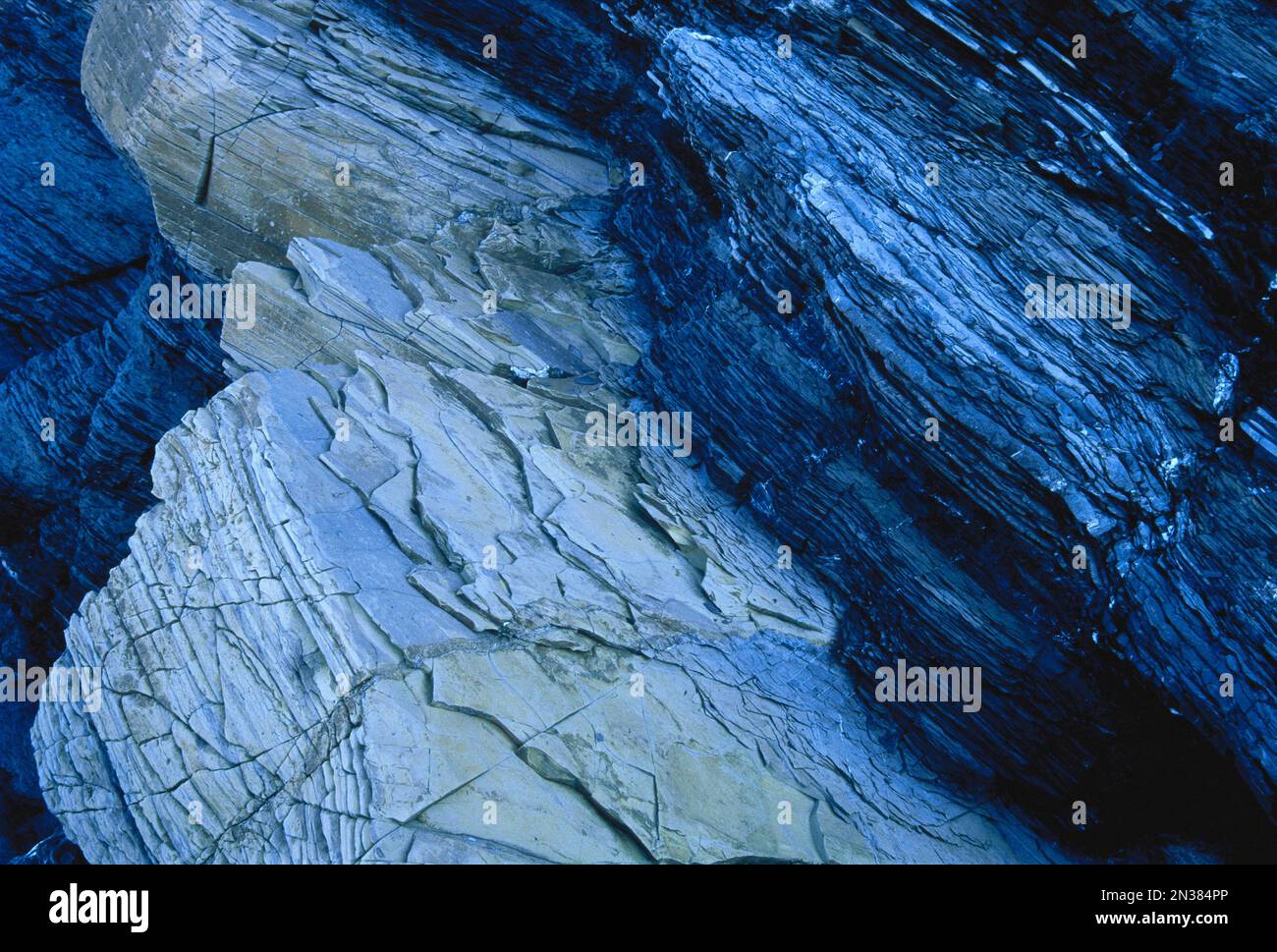 Sedimentary Rock Formations Gros Morne National Park Newfoundland and ...