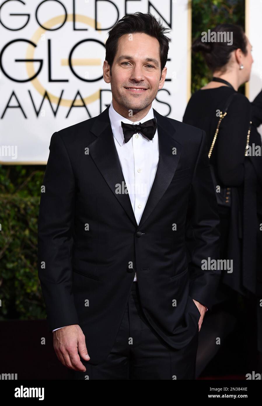 Paul Rudd arrives at the 72nd annual Golden Globe Awards at the Beverly ...