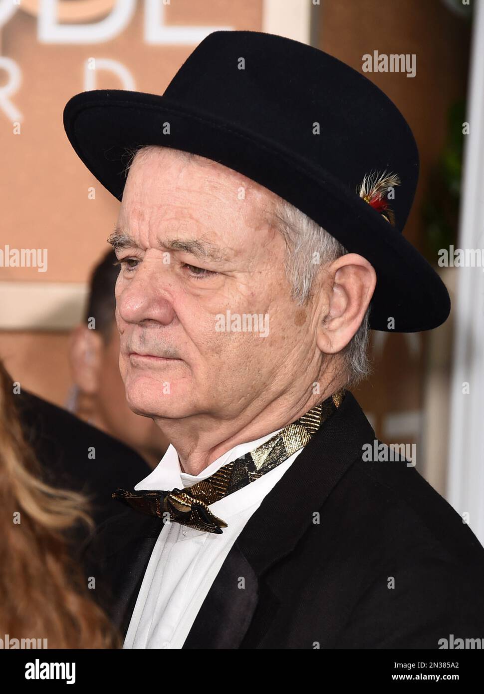 Bill Murray arrives at the 72nd annual Golden Globe Awards at the ...