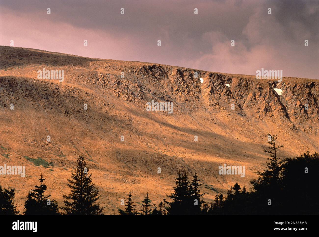 Scenic View of Tablelands, Gros Morne National Park, Newfoundland and ...