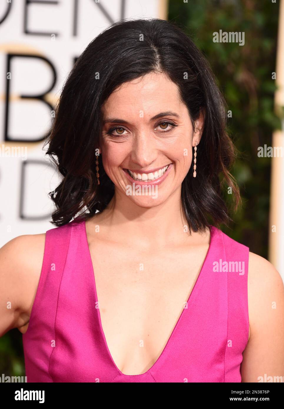 Sarah Treem arrives at the 72nd annual Golden Globe Awards at the ...