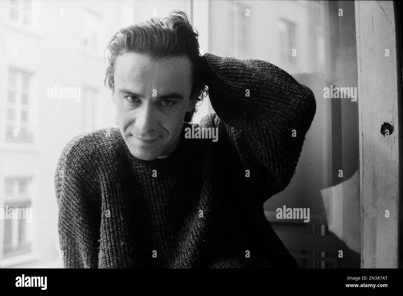 French actor Charles Gonzales, close-up at Celestins Theater, Lyon ...