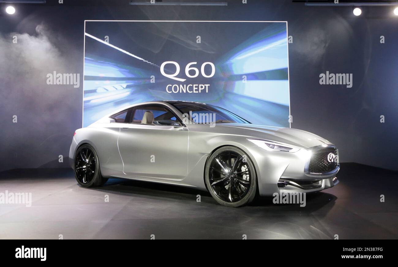 The Infiniti Q60 concept is unveiled at the Museum of Contemporary Art ...