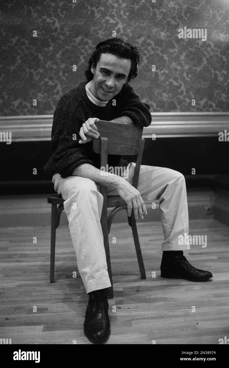 French actor Charles Gonzales, close-up at Celestins Theater, Lyon ...