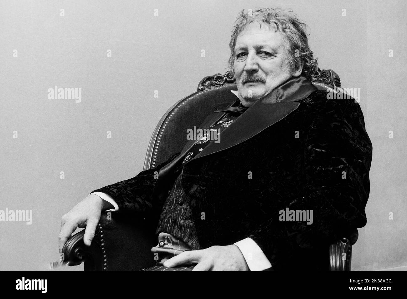 French actor Jacques Fabbri, Portrait session ahead of the creation of ...