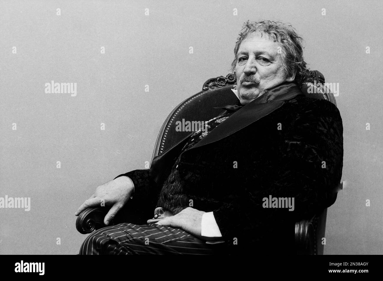 French actor Jacques Fabbri, Portrait session ahead of the creation of ...