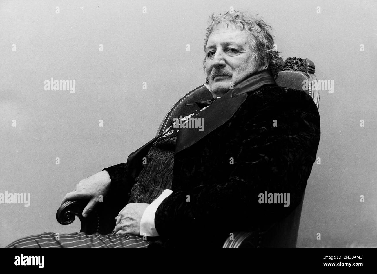 French actor Jacques Fabbri, Portrait session ahead of the creation of ...