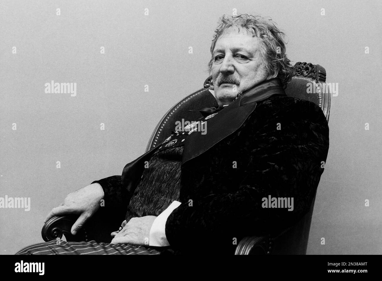 French actor Jacques Fabbri, Portrait session ahead of the creation of ...